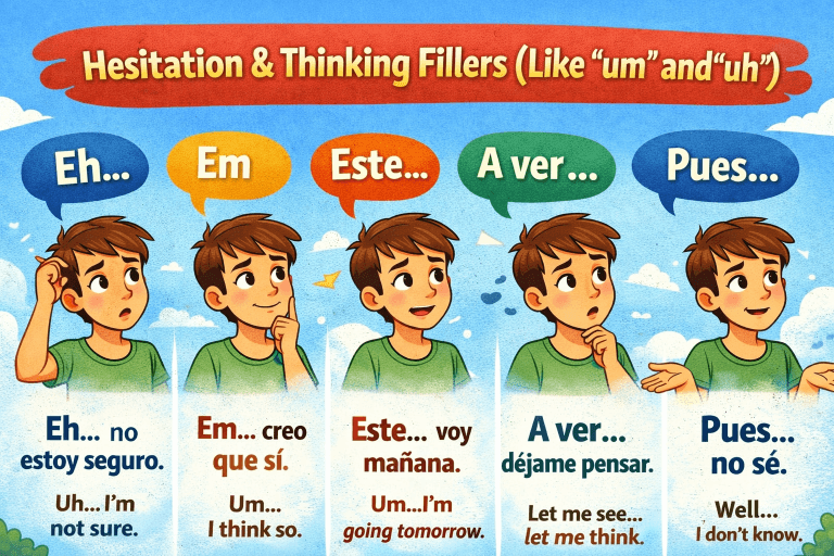 Spanish Filler Words: 25 Natural “Um / Like / You Know” Phrases to ...